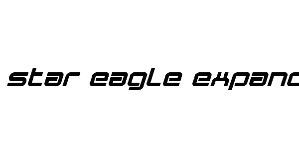 Star Eagle Expanded Bold Italic